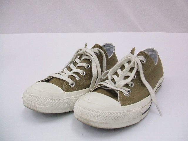 【傷や汚れあり】2-0514G☆ MHL.×CONVERSE 596-9270500 MHL ALL STAR 100 OX 1CL482 サイズ26 スニーカー シューズ エムエイチエル× ...