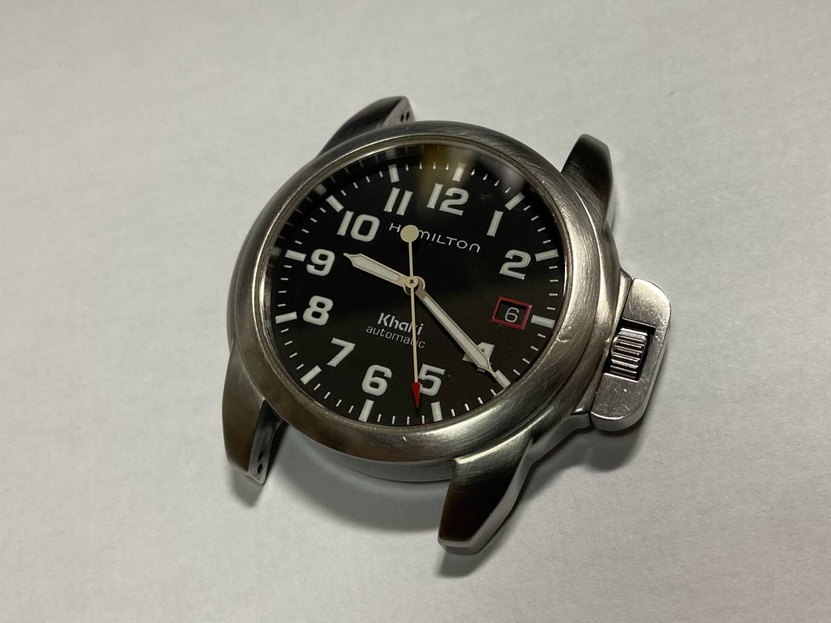 【中古】HAMILTON khaki sub 330ft 9859A / 外品革バンド付き 動作確認 の落札情報詳細| ヤフオク落札価格情報 ...