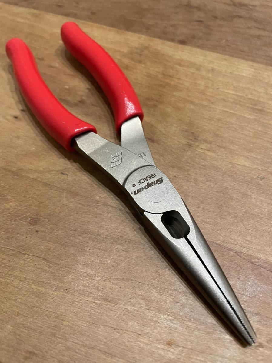 【未使用】スナップオン snap-on ロングノーズプライヤー ニードルノーズプライヤー 196ACFの落札情報詳細 - ヤフオク落札価格検索 ...