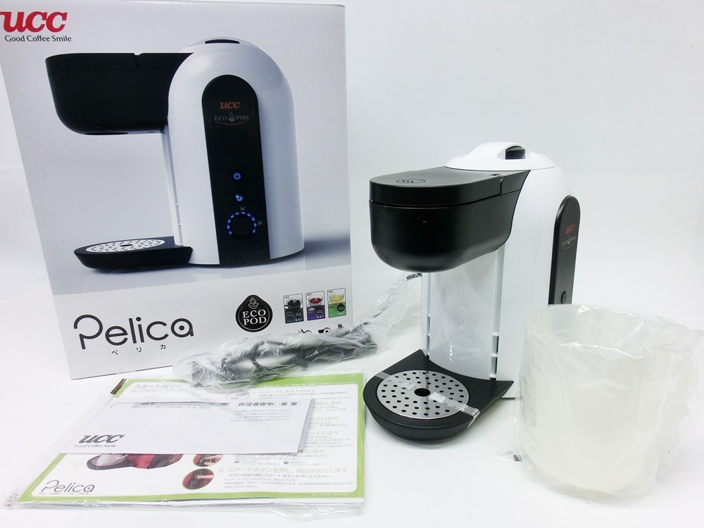【未使用】E07 a046@☆開封未使用 UCC コーヒーメーカー ECO POD ペリカ EP3 エコポッド抽出機 ミルクホワイト Pelica 現状の落札情報詳細 - ヤフオク落札価格検索 ...