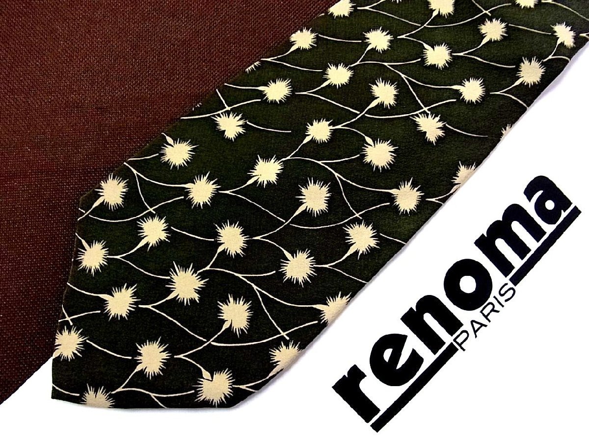 【やや傷や汚れあり】♪25499D♪状態並品【花 植物 柄】レノマ【renoma】ネクタイの落札情報詳細 - Yahoo!オークション落札価格検索 オークフリー