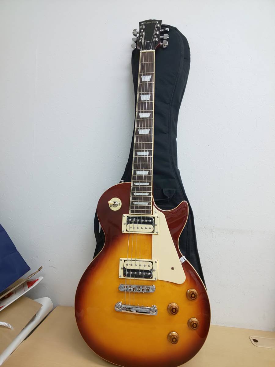 【未使用に近い】36663 美品 BUSKER'S BLS300 レスポール エレキギターの落札情報詳細 - ヤフオク落札価格検索 オークフリー