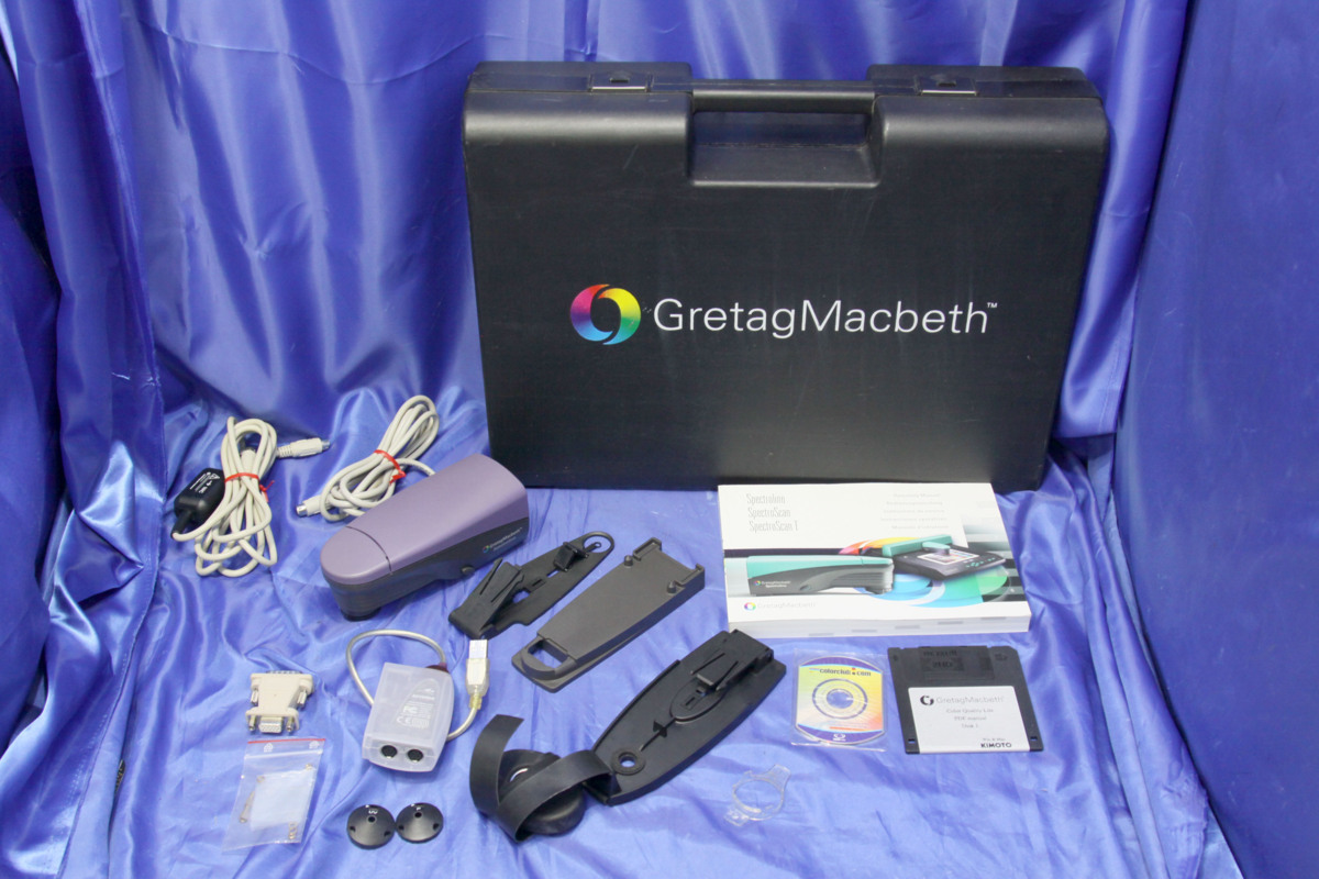 【やや傷や汚れあり】GretagMacbeth/ポータブル分光測色計 ★Spectrolino/専用ケース他付属有り★ 52892Sの落札情報 ...