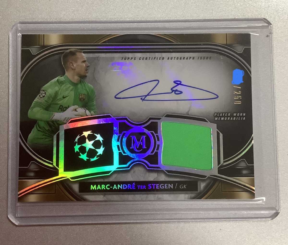 【未使用】2021-22 Topps Museum Collection UEFA Champions League Soccer Marc ...