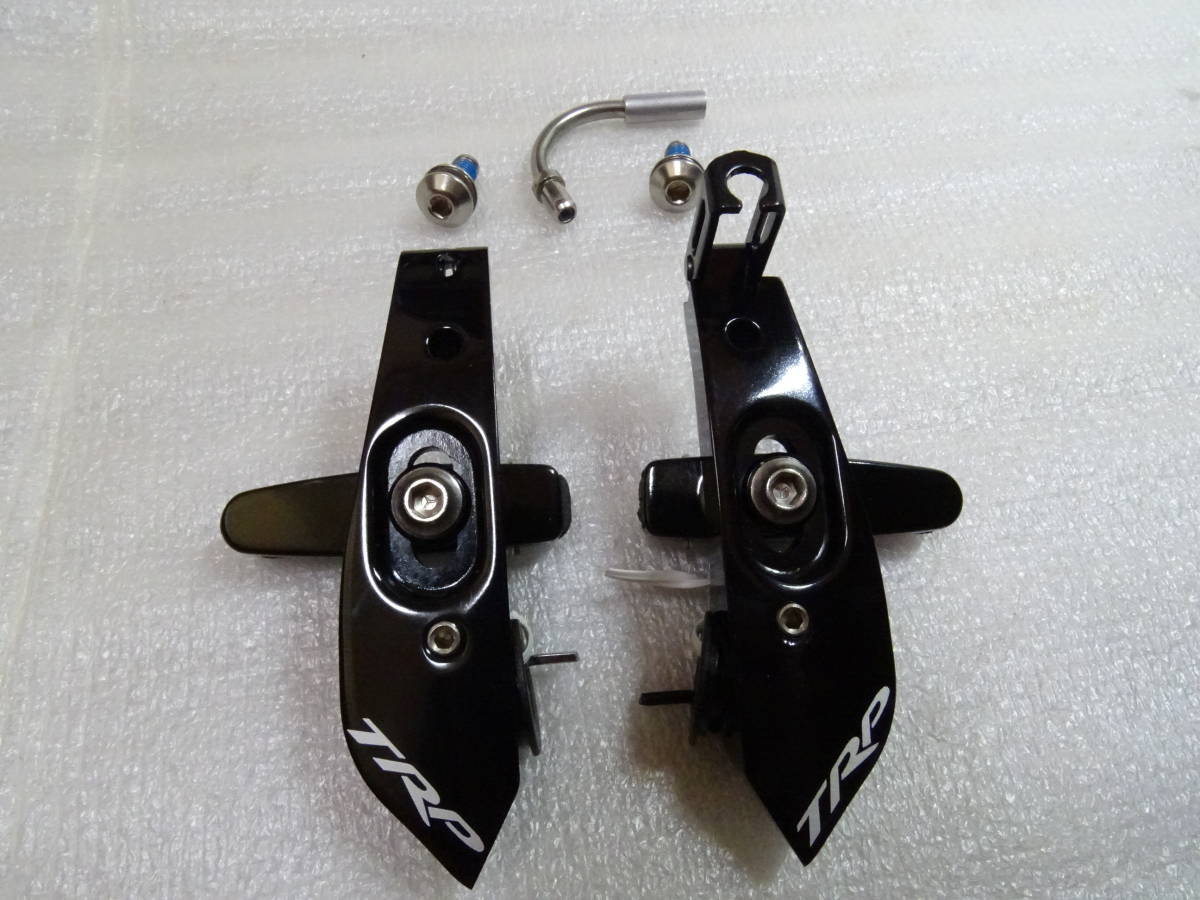 【新品】[新品/送料無料] TRP T925 軽量エアロブレーキ/フロント/リア流用可能/ピスト/トライアスロン/TTロードバイク ...
