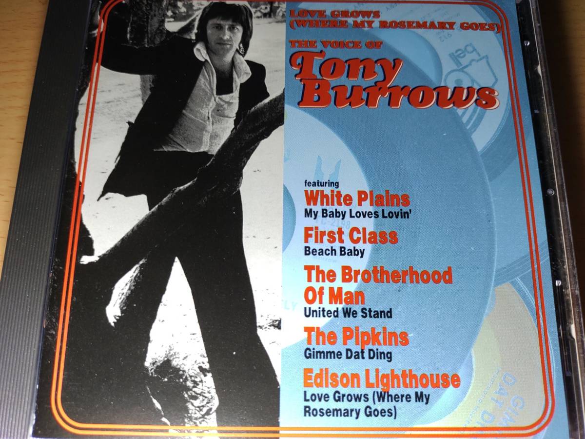 【目立った傷や汚れなし】入手困難Tony Burrows傑作18曲Best!Edison lighthouse First Class ...