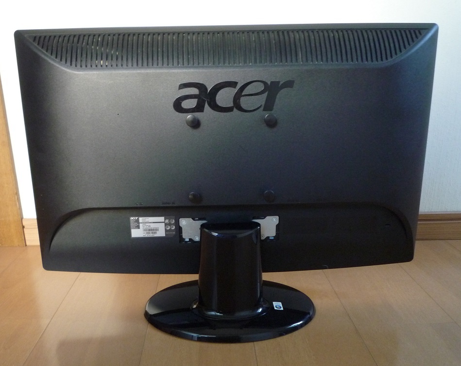 【やや傷や汚れあり】 acer エイサー モニタ H243H / 24インチの落札情報詳細 - ヤフオク落札価格検索 オークフリー