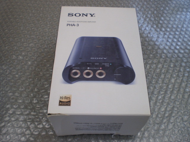 【未使用】新品 ソニー ポータブルヘッドホンアンプ PHA-3 : DSEE HX 搭載 / USBオーディオ / バランス出力 / ハイレゾ対応 PHA-3 の落札情報詳細| ヤフオク落札 ...