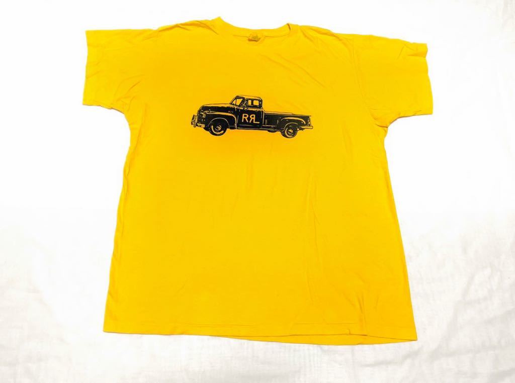 【やや傷や汚れあり】後染め 90's RRL トラック プリント Tシャツ XL USA製 / ラルフローレン ダブルアールエル 90年代 初期 アメリカ製 カットソー ビンテージの落札情報 ...