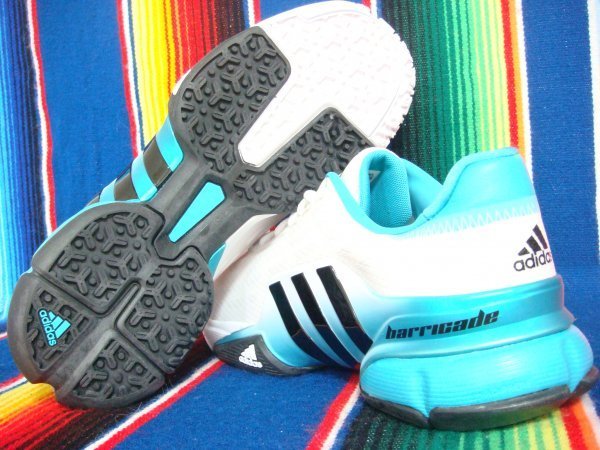 【未使用】新品 adidas Barricade OC バリケード US8 26cm アディダス テニスシューズ 靴 S2159 オムニクレー ...