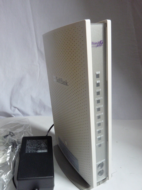 【やや傷や汚れあり】Yahoo！BB ADSLモデム Trio3-G Plus ソフトバンク ヤフー SoftBank BBの落札情報詳細 - ヤフオク落札価格検索 オークフリー
