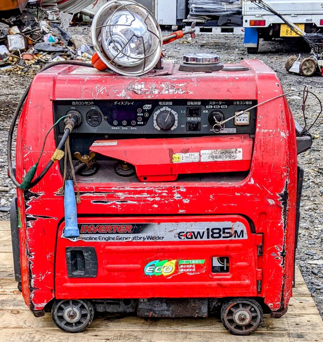 【傷や汚れあり】新ダイワ 溶接機 インバーター発電機 EGW 185M-I。の落札情報詳細 - ヤフオク落札価格検索 オークフリー