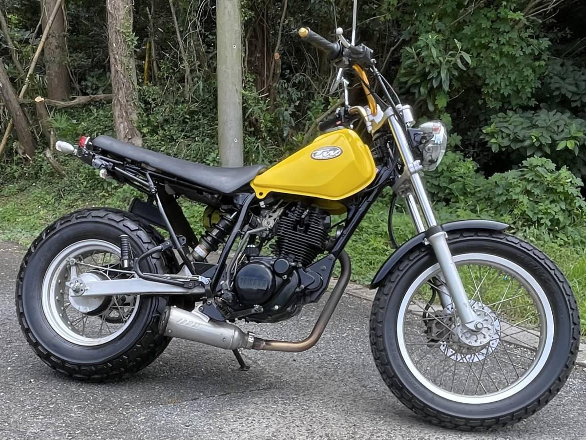 【やや傷や汚れあり】【動画有】 TW200 カスタム スカチューン/美車/スーパートラップEX/前後NEWタイヤ/エアクリ新品/機関良好 ...