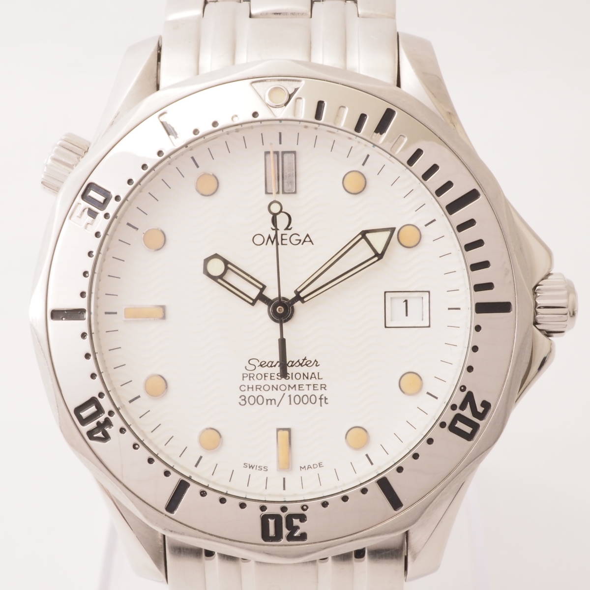 【傷や汚れあり】オメガ シーマスター プロフェッショナルクロノ 300m/1000ft Ref,168.1503 Cal,1109 OMEGA Seamaster デイト 自動巻 メンズ ...