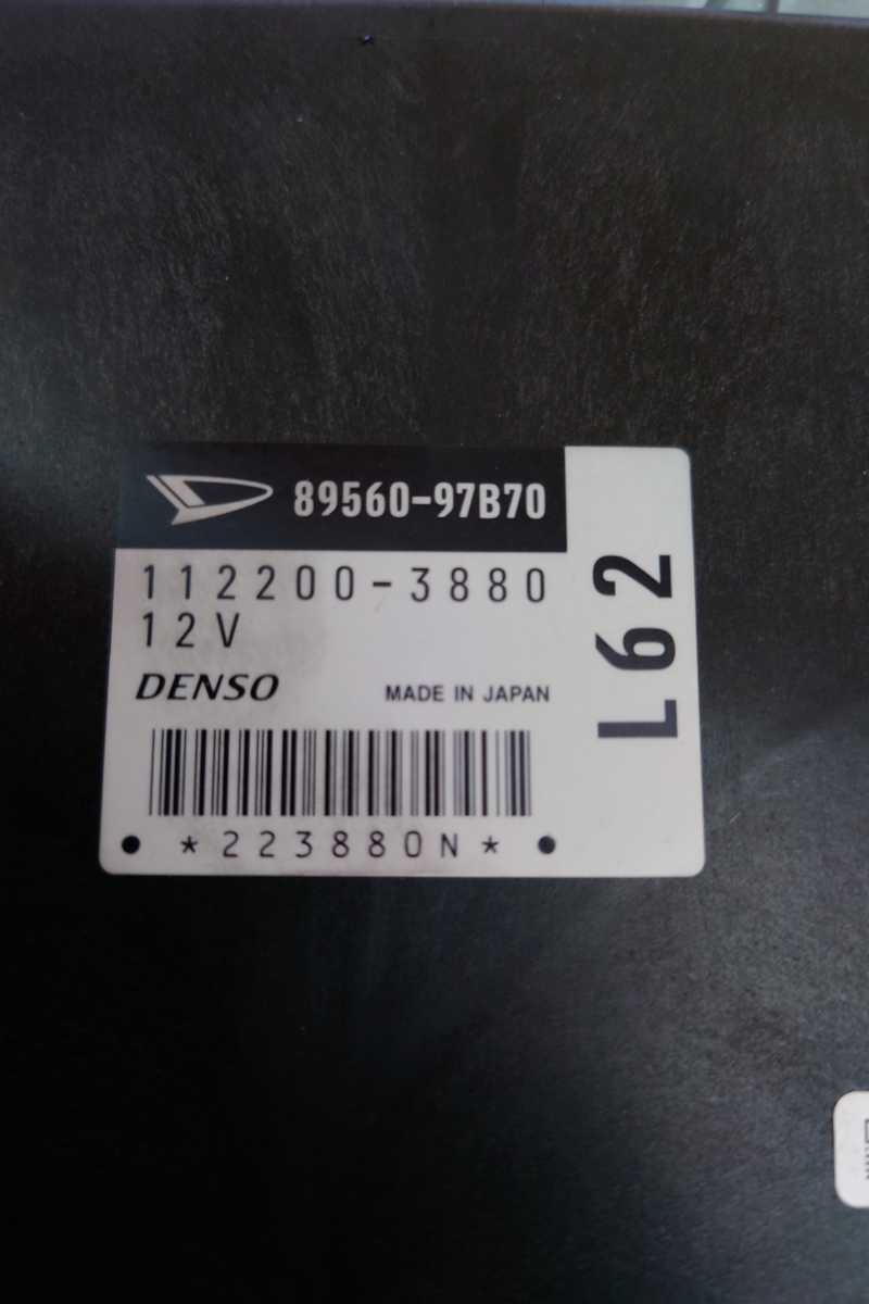 【やや傷や汚れあり】ダイハツ ミラジーノ L700S ムーヴ L900S エンジンコンピューター ECU 89560-97B70 112200-3880 L62 ターボ AT オートマ の落札 ...