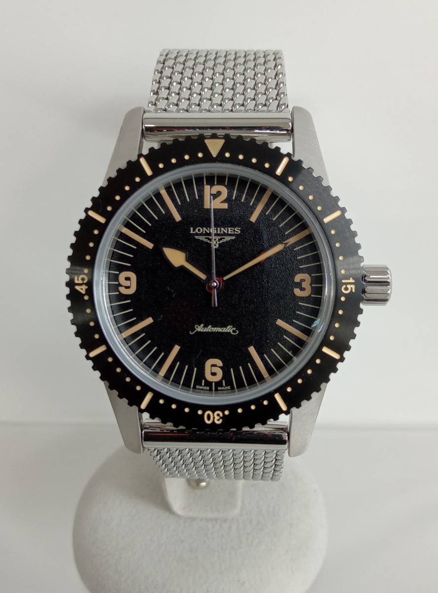 【やや傷や汚れあり】LONGINES ロンジン Skin Diver Watch L28224566 自動巻き ダイバー 店舗受取可 の落札 ...