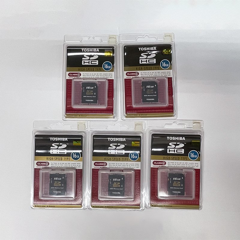 【未使用】【特価処分品】TOSHIBA(東芝) SDHCメモリーカード 16GB CLASS4 5枚セットの落札情報詳細 - ヤフオク落札価格検索 オークフリー
