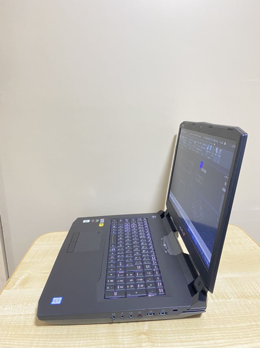 【やや傷や汚れあり】mouse ノートパソコン iiyama DAIV G-TUNE p775tm i7 8700 6コア 12スレッド ...