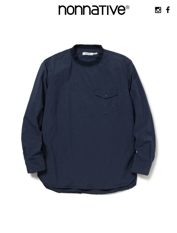 【未使用】nonnative COACH PULLOVER SHIRT COTTON TYPEWRITER NAVYの落札情報詳細 - ヤフオク落札価格検索 オークフリー