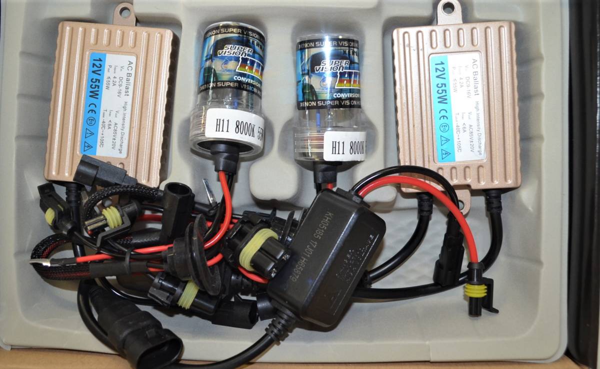 【未使用】1円～期間限定/特価/新品HID KIT H11 8000K 55W・NANIYA、未装着・即決有 の落札情報詳細| ヤフオク落札 ...