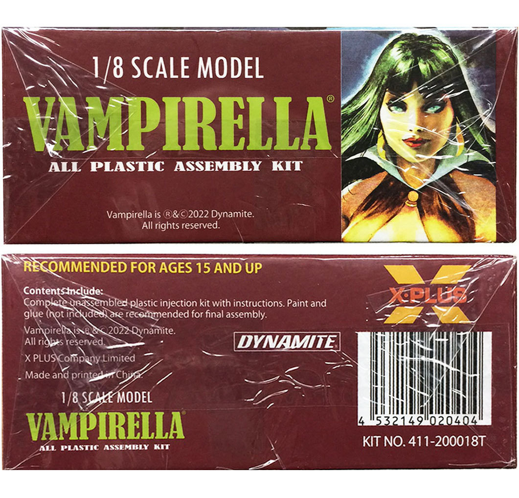【未使用】X-PLUS【VAMPIRELLA】ヴァンピレラ (1/8スケール) 蓄光版・プラモデルキット / エクスプラスの落札情報詳細 ...
