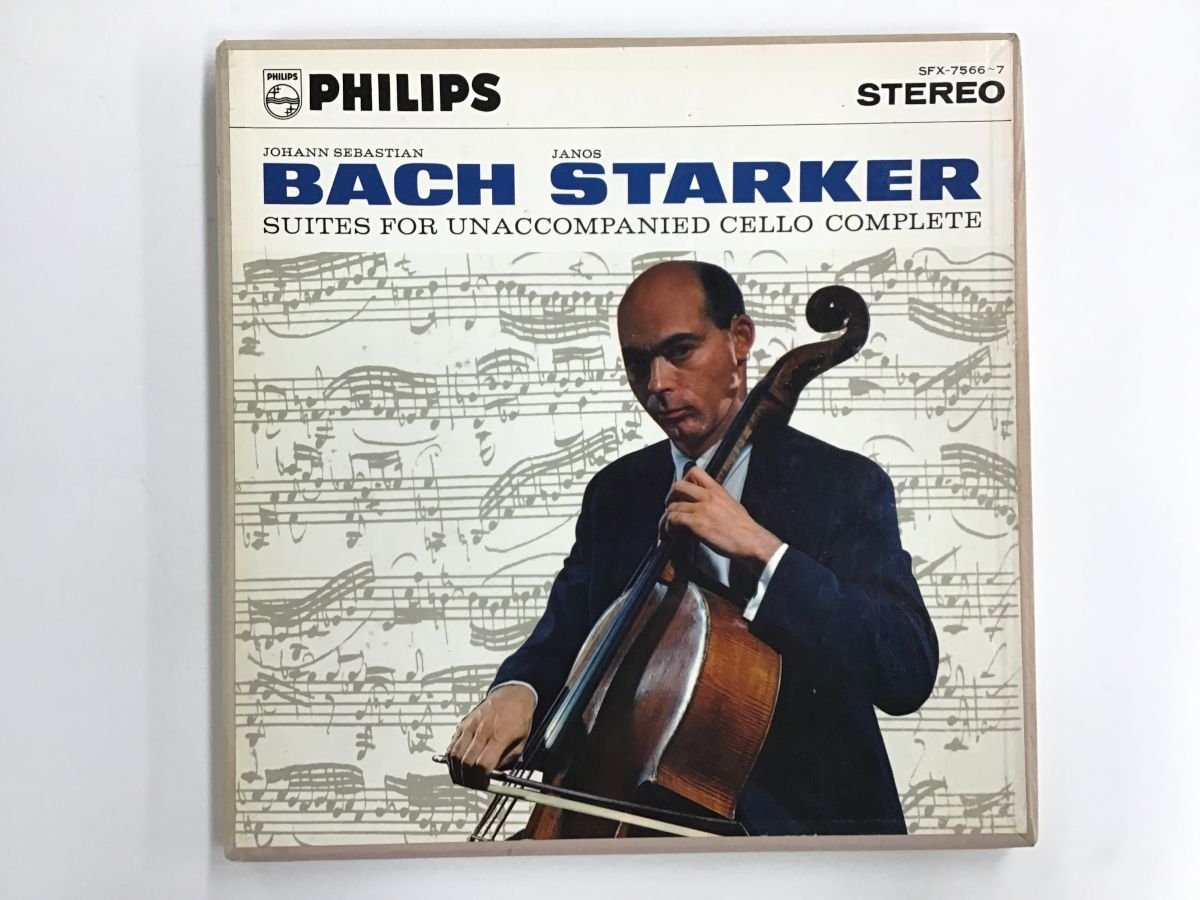 【目立った傷や汚れなし】シュタルケルのバッハ無伴奏チェロ,JANOS STARKER/BACH:SUITES FOR ...