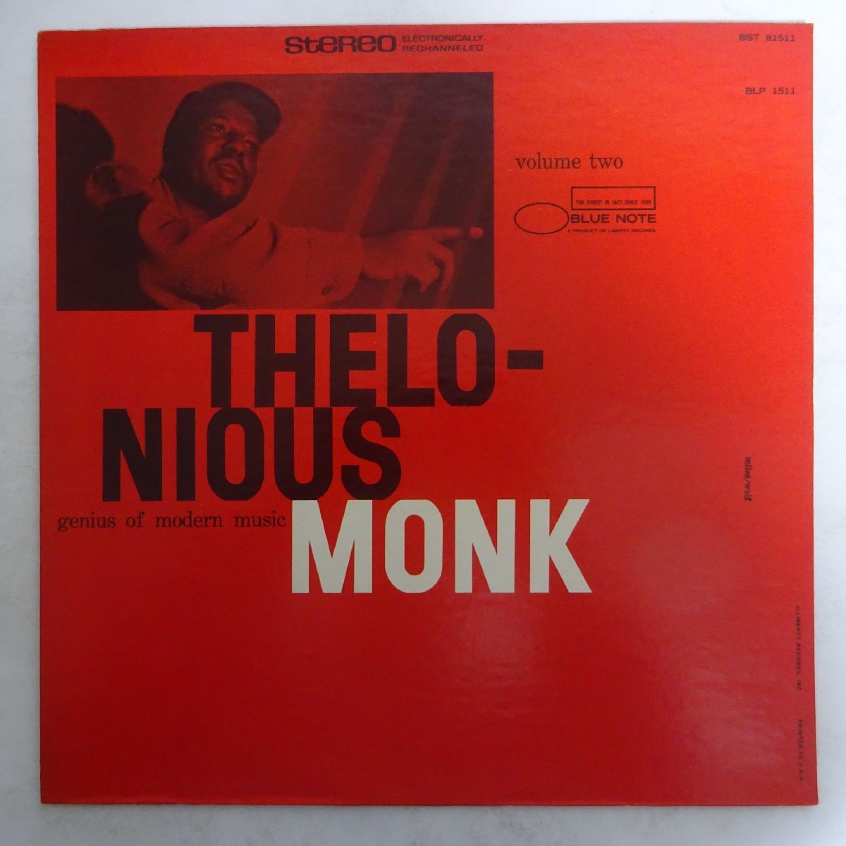 【やや傷や汚れあり】11172968;【US盤/BLUE NOTE/ほぼ美盤】Thelonious Monk / Genius Of ...