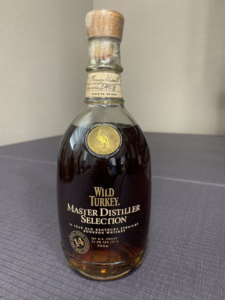 【未使用】ワイルドターキー14年 WILD TURKEY 14YEARS OLD MASTER DISTILLER SELECTIONの落札 ...