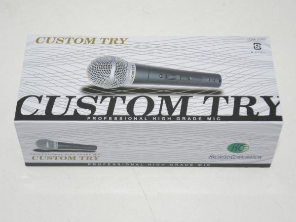【未使用】n3226kny 【未使用】 CUSTOMTRY カスタムトライ ダイナミックマイクロフォン CM-2000 マイク [091-221019]の落札情報詳細 - ヤフオク落札価格検索 ...