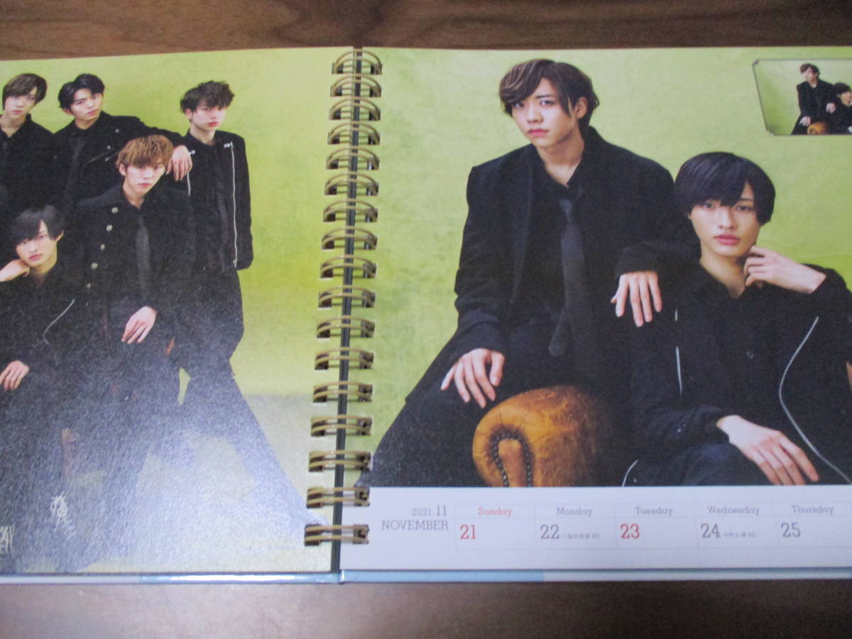 【未使用に近い】【385】2021.4～2022.3 Johnnys' Jr. ジャニーズジュニアカレンダー IMPACTors あらみな 佐藤新 少年忍者 織山尚大 HiHiJets 美少年 ...