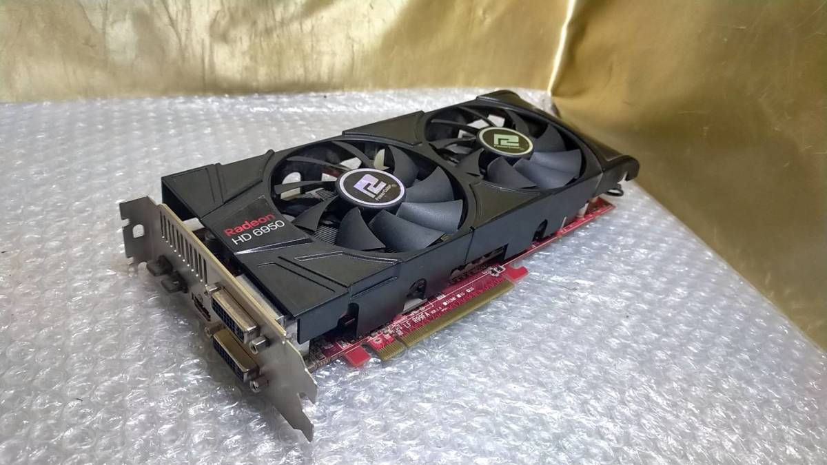 【やや傷や汚れあり】Z76 POWER COLOR HD6950 2GB Radeon DVI HDMI PCI-Express グラフィック ...
