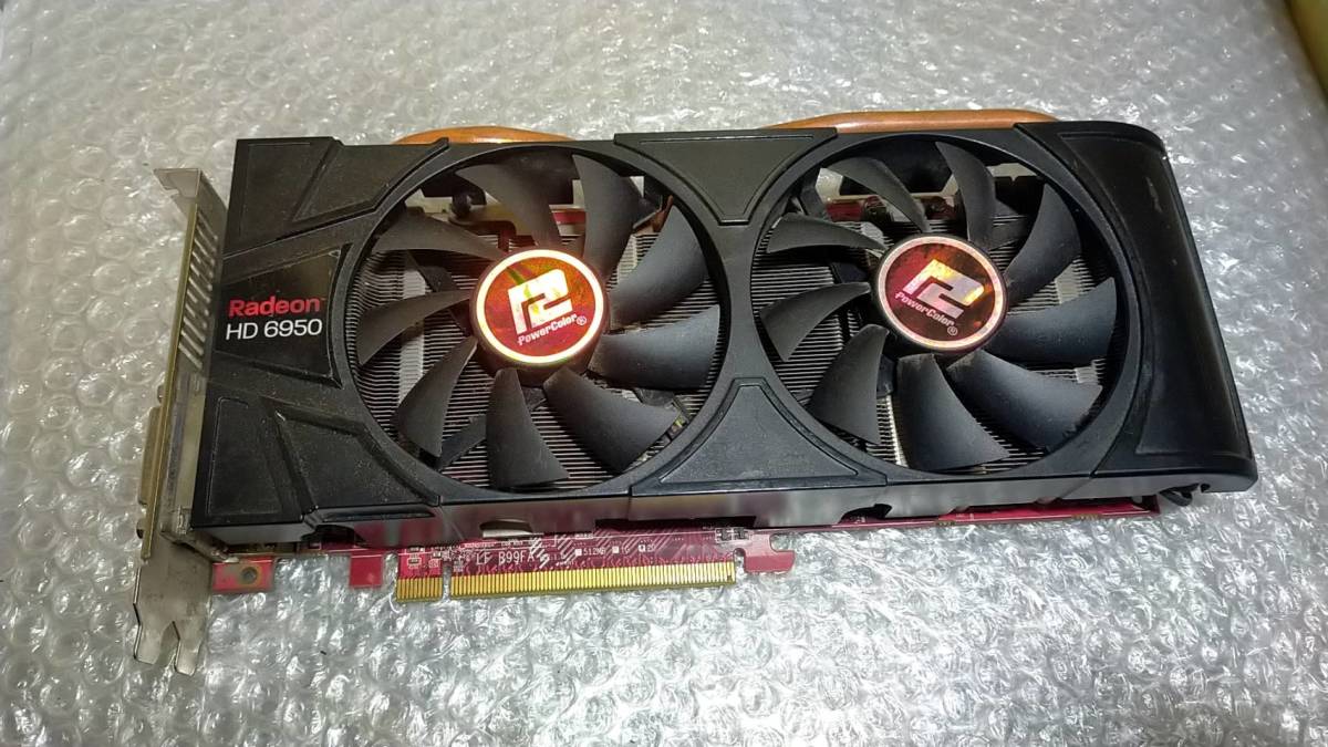 【やや傷や汚れあり】Z76 POWER COLOR HD6950 2GB Radeon DVI HDMI PCI-Express グラフィック ...