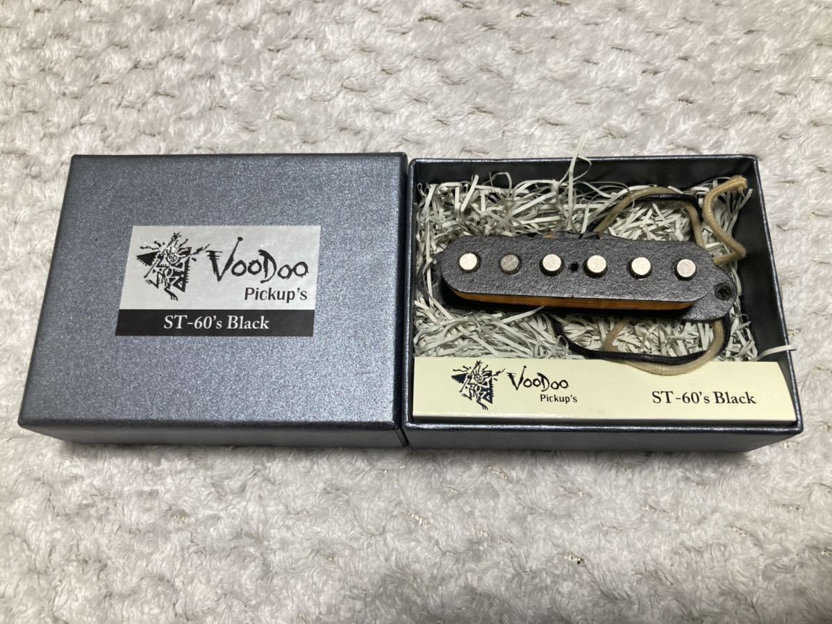 【目立った傷や汚れなし】VooDoo Pickups ST-60’s Black Peter Florance Freedom Custom ...