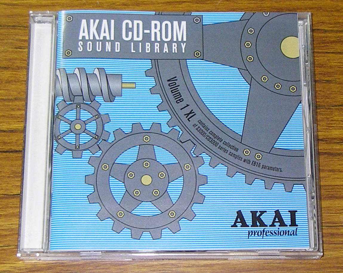 【目立った傷や汚れなし】★Akai CD-ROM SOUND LIBRARY Vol.1XL★OK! !★Made in JAPAN★の落札 ...