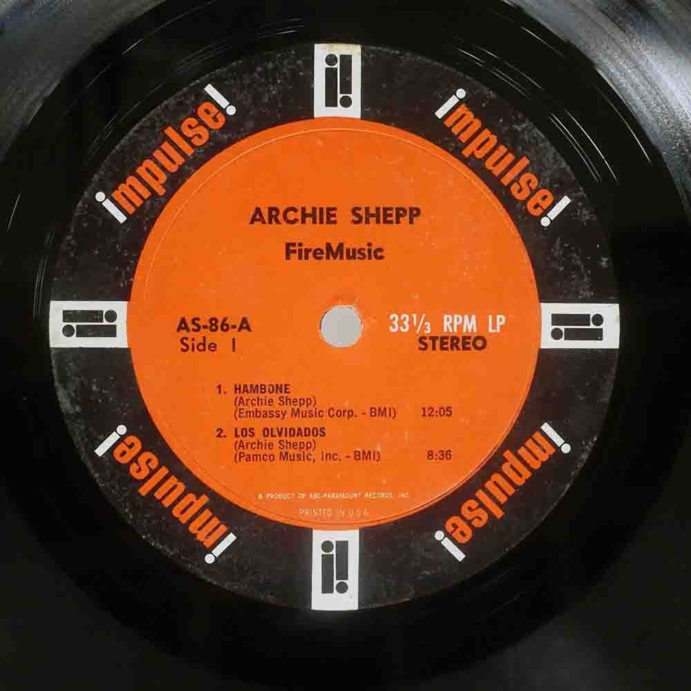 【やや傷や汚れあり】米 65年オリジナル橙コート ARCHIE SHEPP/FIRE MUSIC/IMPULSE! AS-86の落札情報詳細 ...
