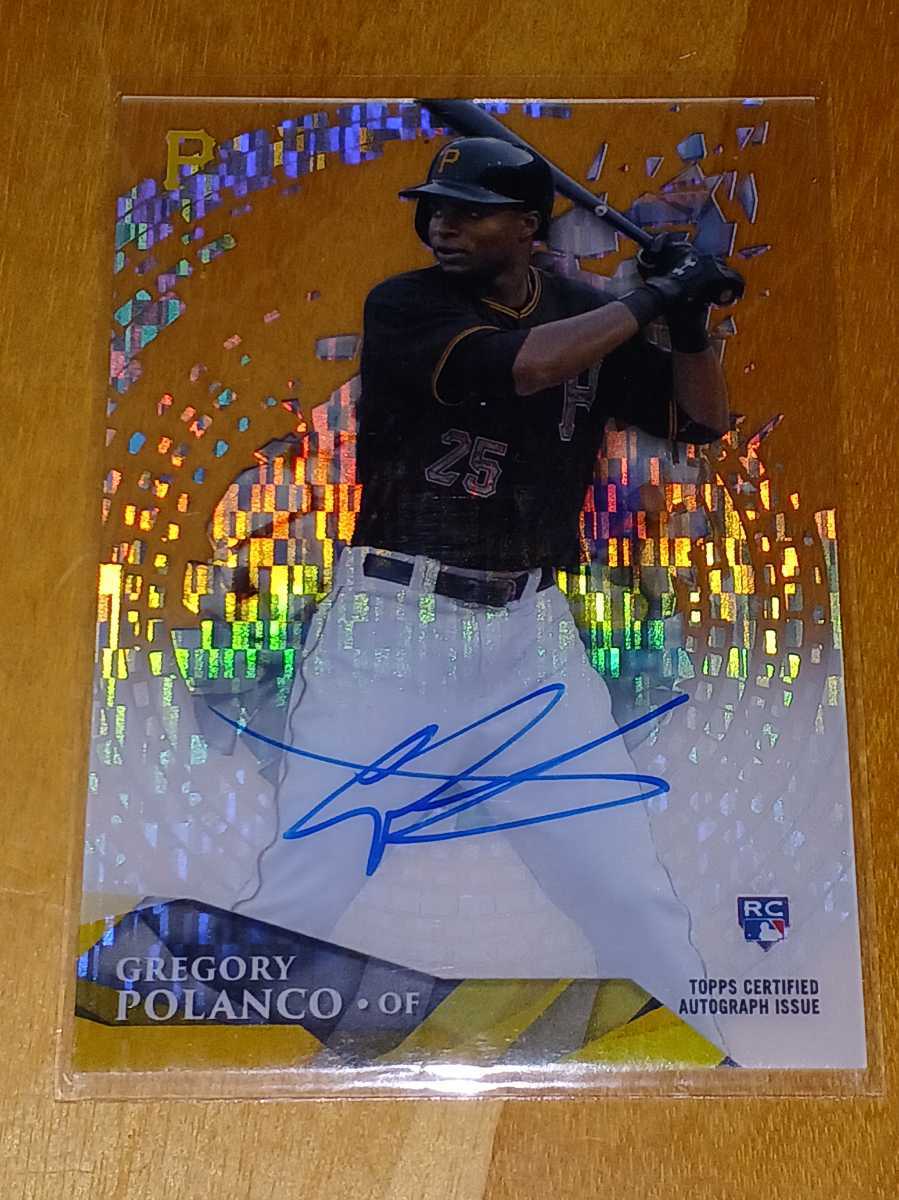 【未使用に近い】2014 Topps High Tek Gregory Polanco Auto 50枚限定 グレゴリー・ポランコ 現読売 ...