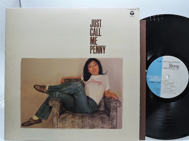 【やや傷や汚れあり】当山ひとみ「Just Call Me Penny」LP（12インチ）/Columbia(AF-7045AX)/Rockの ...