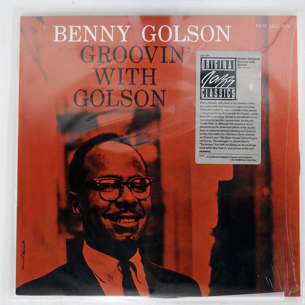 【やや傷や汚れあり】米 BENNY GOLSON/GROOVIN' WITH/NEW JAZZ OJC-226の落札情報詳細 - ヤフオク落札 ...