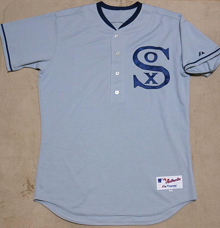 【目立った傷や汚れなし】1929 TBTC ホワイトソックス Majestic ユニフォーム Jersey ジャージ MLB メジャーリーグ ...