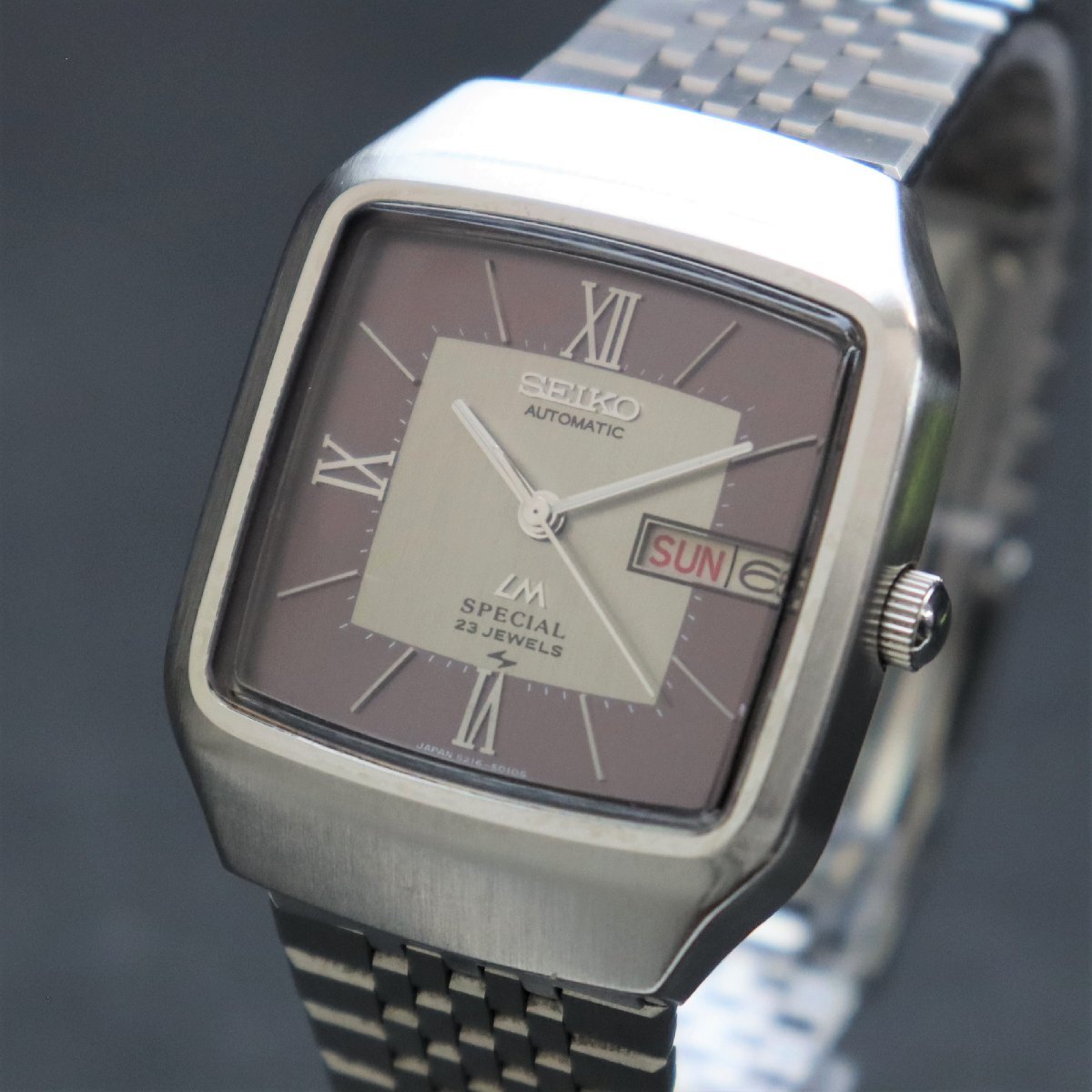 【目立った傷や汚れなし】希少 SEIKO LM セイコー ロードマチック スペシャル 23石 5216-5010 自動巻 動作品ジャンク ツー ...