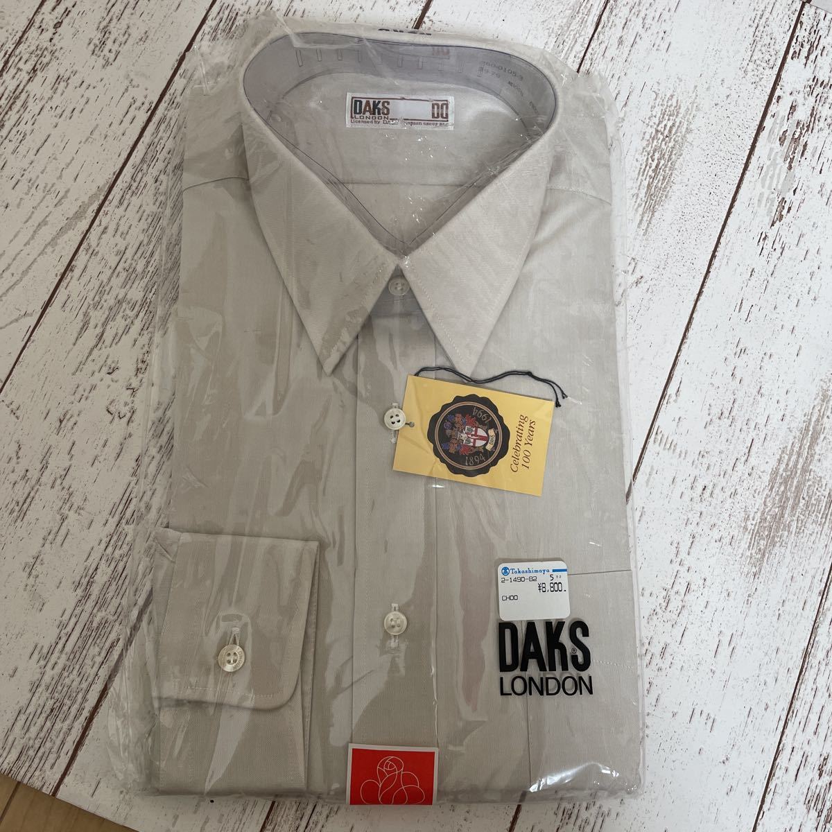 【未使用】新品 DAKS ダックス わいしワイシャツ 長袖シャツ 紳士 カッターシャツ 39-76Yシャツ ドレスシャツ の落札情報詳細 - Yahoo!オークション落札価格検索 オークフリー
