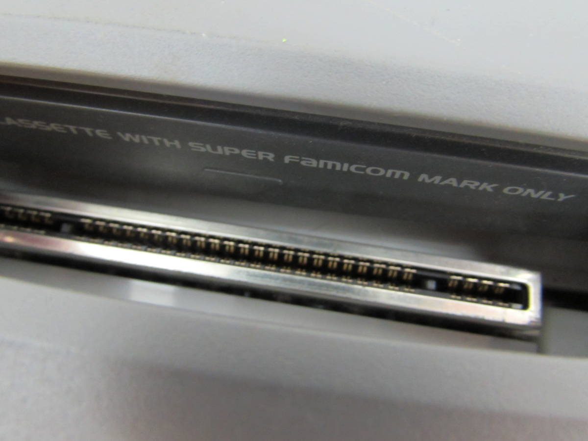 【傷や汚れあり】Nintendo 任天堂 SFC スーパーファミコン 本体 SHVC-001 コントローラー SHVC-005 2個 取扱説明 ...