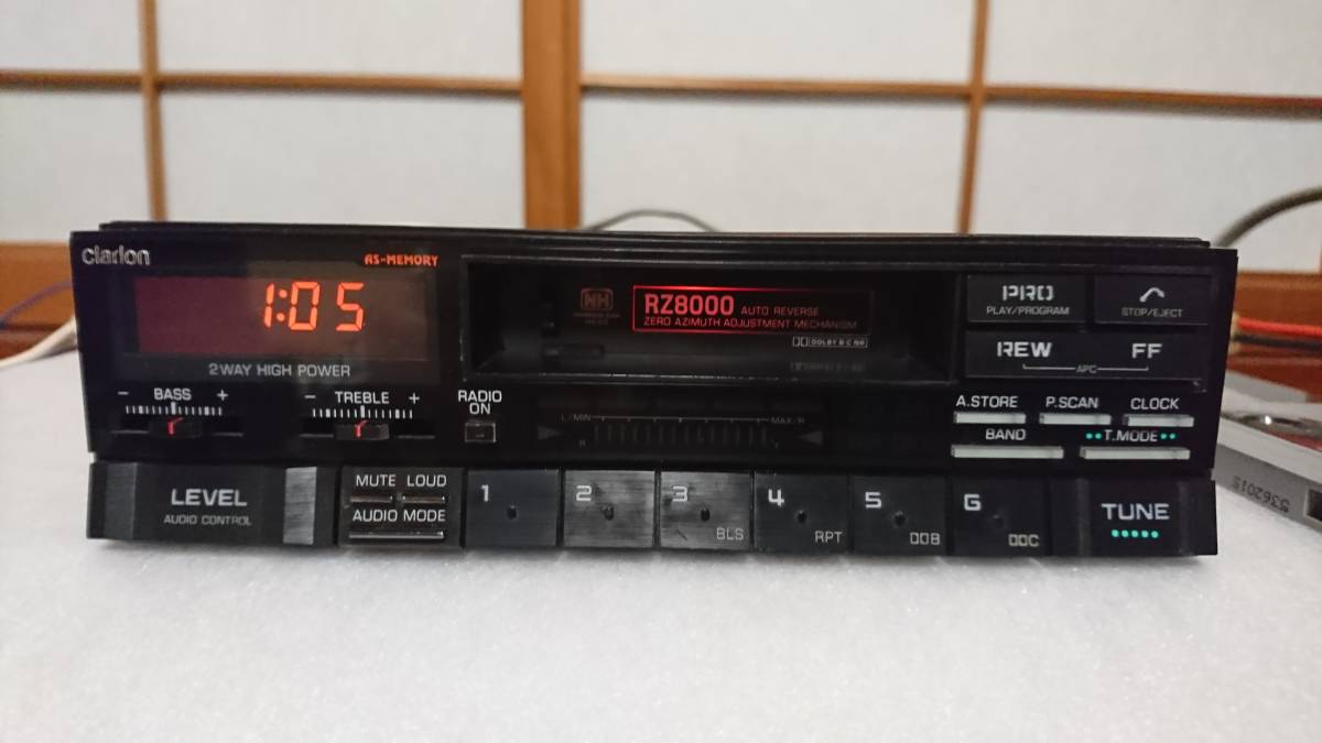 【中古】M-176 clarion RZ5000 PA-9150A 1Dサイズ カセットデッキ 故障品 の落札情報詳細| ヤフオク落札価格情報 ...