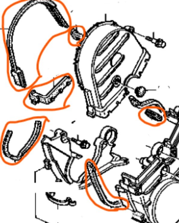 【未使用】【ホンダ 純正未使用 6個フルセット】 ビート PP1 タイミングベルトカバー シール パッキン 00633-2の落札情報詳細 - ヤフオク落札価格検索 オークフリー
