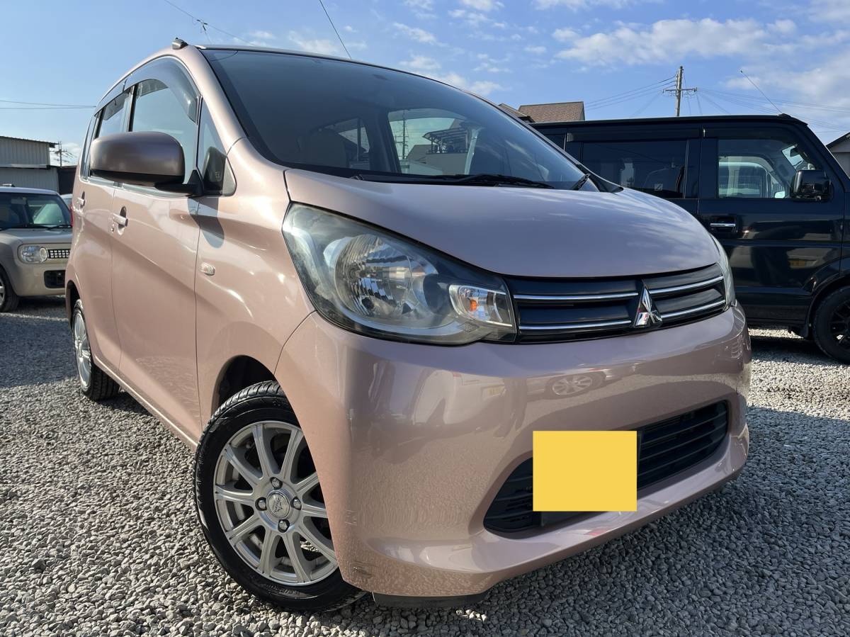 【走行距離 93,305 km】★EKワゴン M 低走行93305㎞ ECLIPSEナビ・地デジTV アイドリングストップ ワンオーナー ...