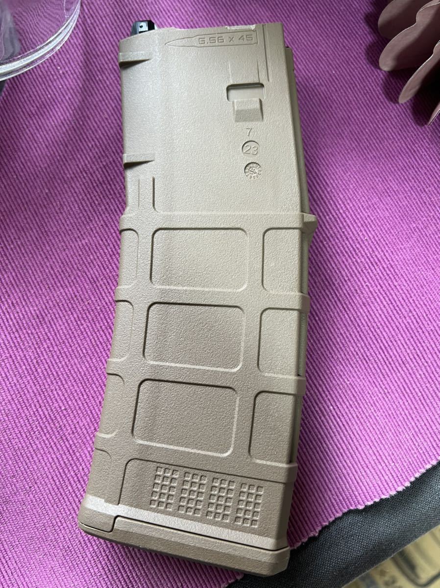 【やや傷や汚れあり】FCC MAGPUL マグプル P-MAG PMAG GEN3 SYSTEMA PTW トレポン 対応マガジン MAGPUL M4 TAN ② M16 M4 HK416 ...