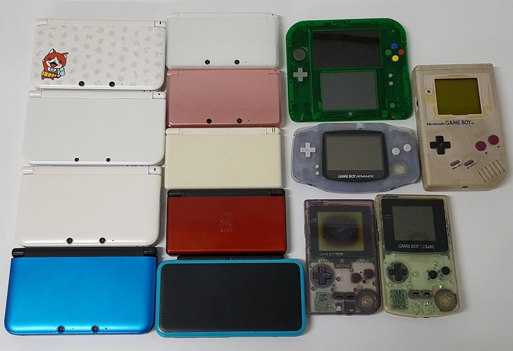 【全体的に状態が悪い】★ジャンク【中古】New3DSLL 3DSLL 3DS 2DS DSlite ゲームボーイ GBカラー GBポケット GBアドバンス 本体 まとめ 【80サイズ】【福山店 ...