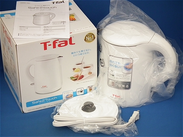 【未使用】《未使用品》ティファール T-FAL 電気ケトル セーフ・トゥ・タッチ ホワイト 1.0L KO2611JPの落札情報詳細 - ヤフオク落札価格検索 オークフリー