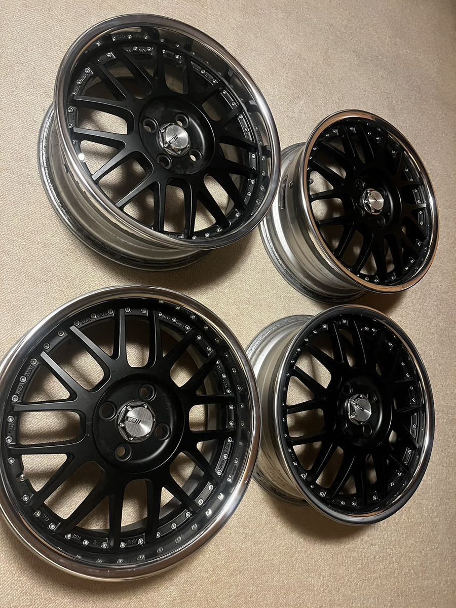 【やや傷や汚れあり】SSR プロフェッサーms1-r 16インチ フロント6j+52 SL リア 6.5j+32 SL の落札情報詳細 ...