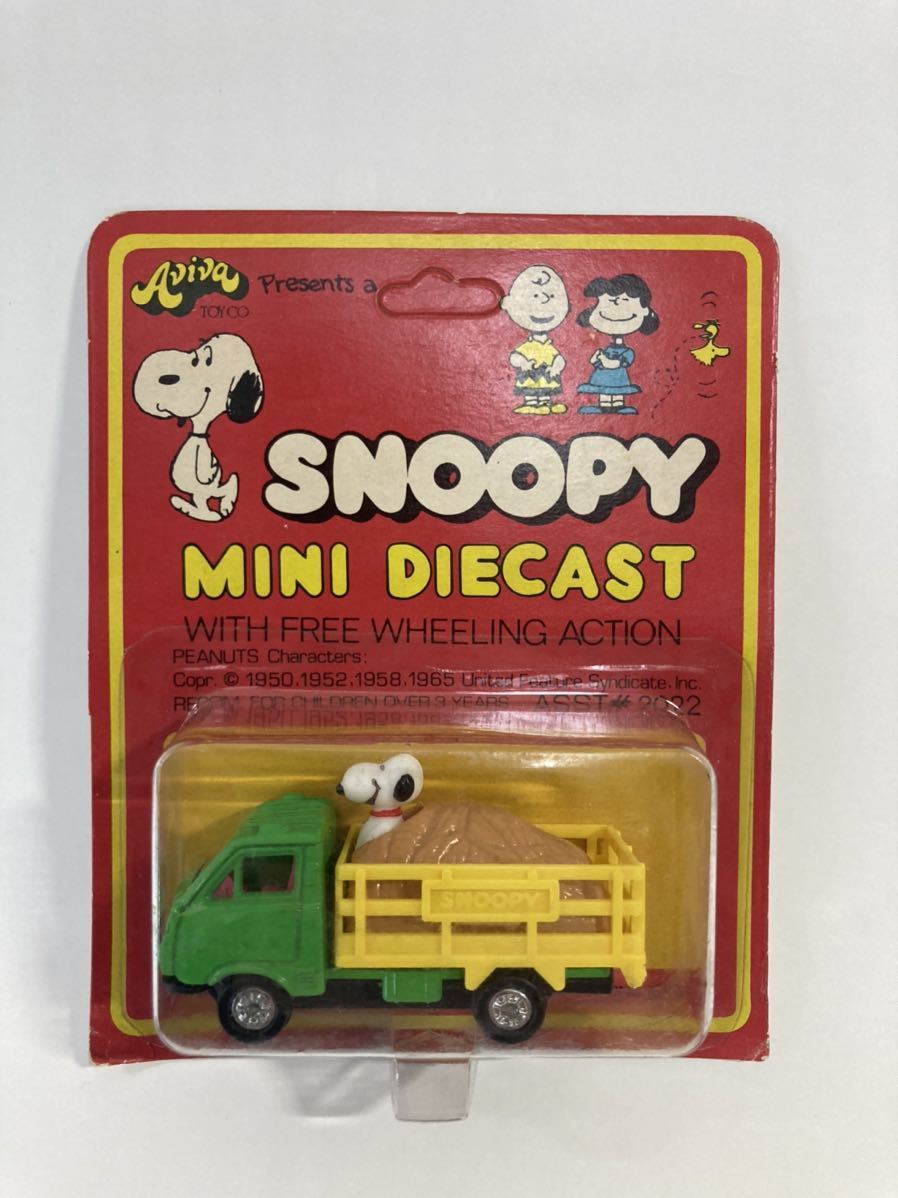 【未使用に近い】HASBRO AVIVA スヌーピー MINI DIECAST SNOOPY IN LAND ROVER（香港製）＃2022の落札情報詳細 - ヤフオク落札価格情報 オークフリー